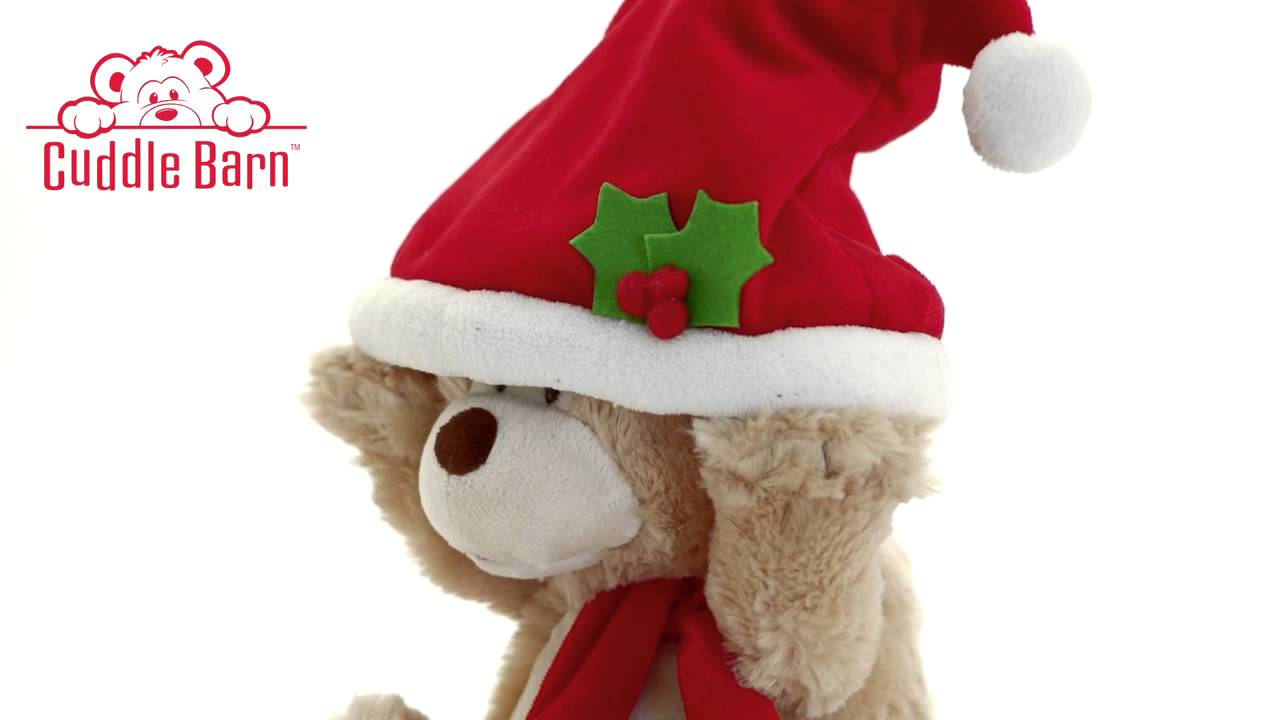 Cuddle Barn - Santa Boo-Boo Bear - YouTube