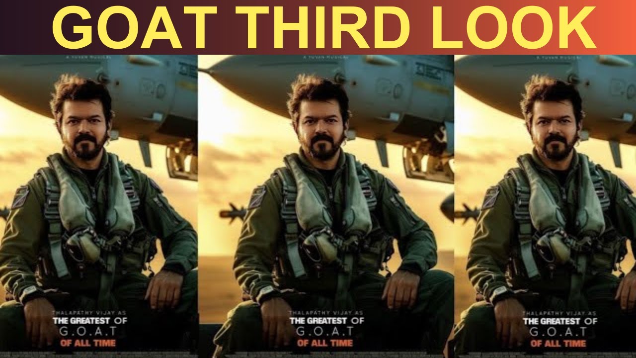 GOAT THIRD LOOK - Thalapathy Vijay | 3RD Look | The GOAT | The Greatest ...