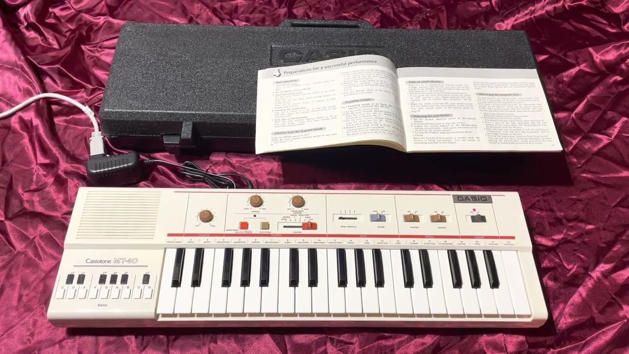 Casio Casiotone MT-40 Brief Demonstration. - YouTube
