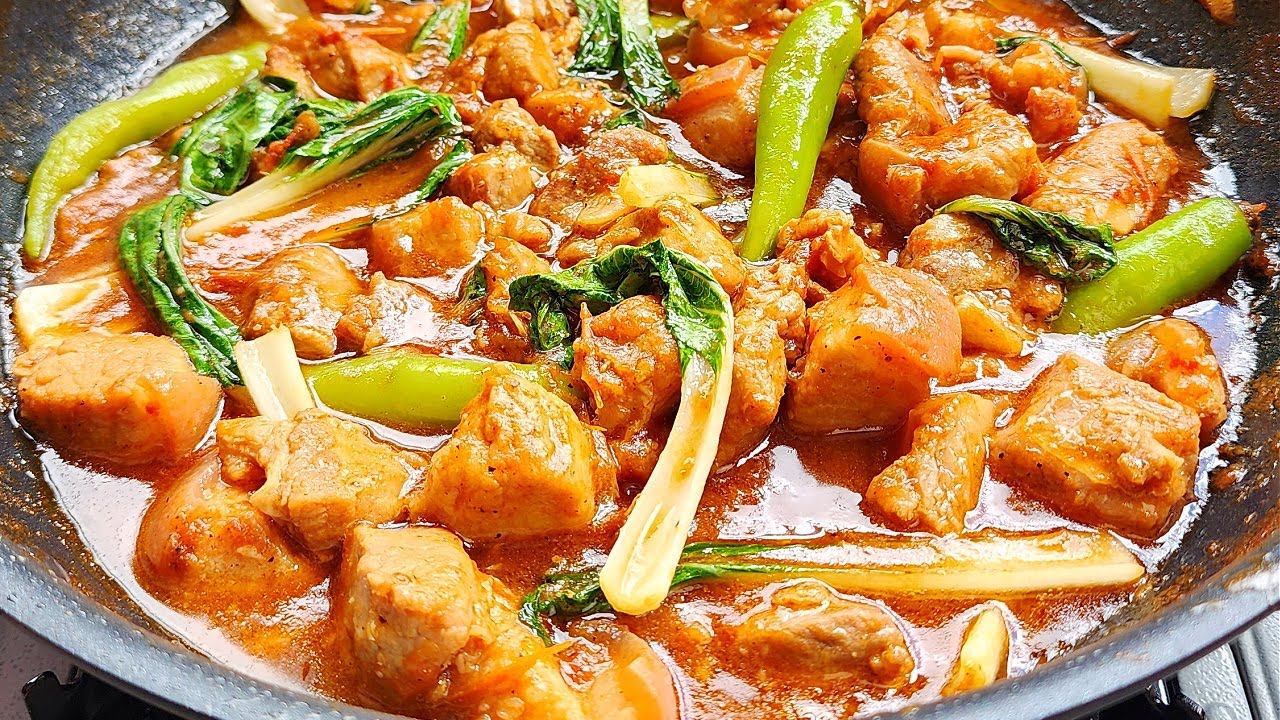 Pork Kinamatisan: A Simple and Savory Filipino Tomato Dish - YouTube