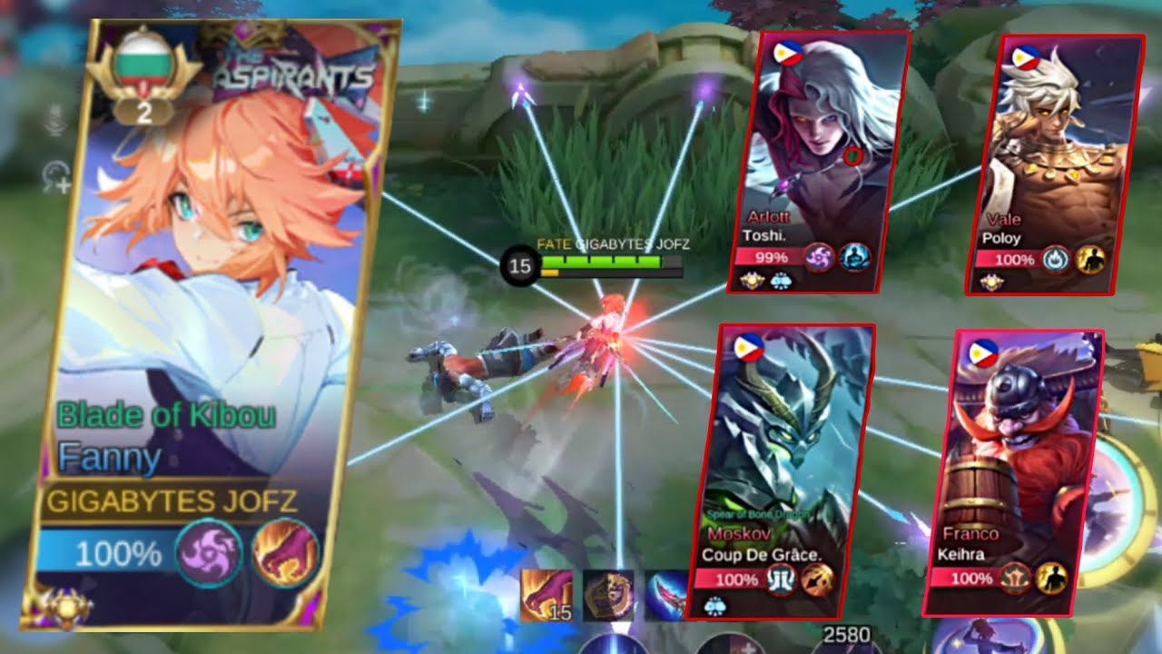 FANNY VS 4 COUNTER OF HEROES NO PROBLEM | MLBB - YouTube