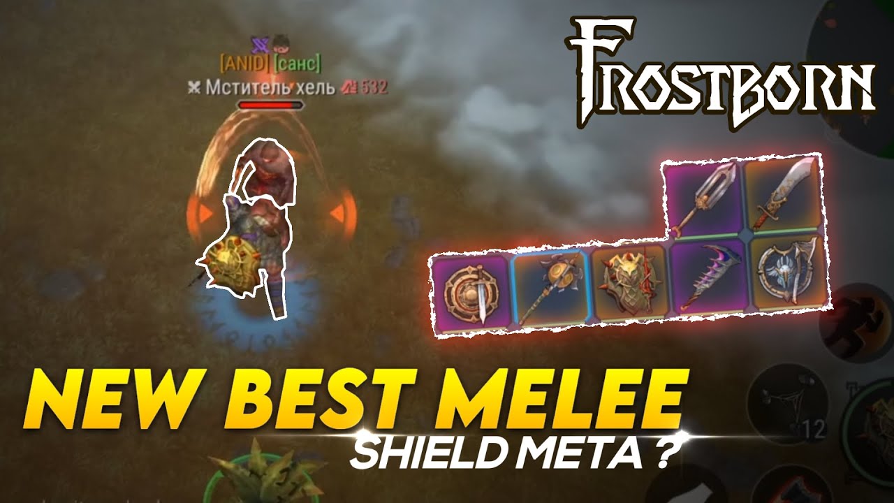 NEW BEST WEAPONS for Melee Classes in Frostborn. Shields for everyone ...