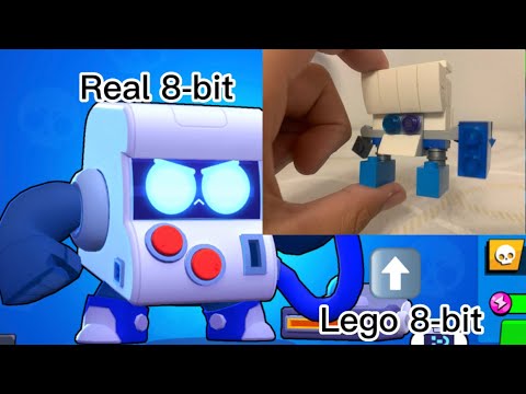 Lego 8-Bit From Brawl Stars! (Tutorial - YouTube