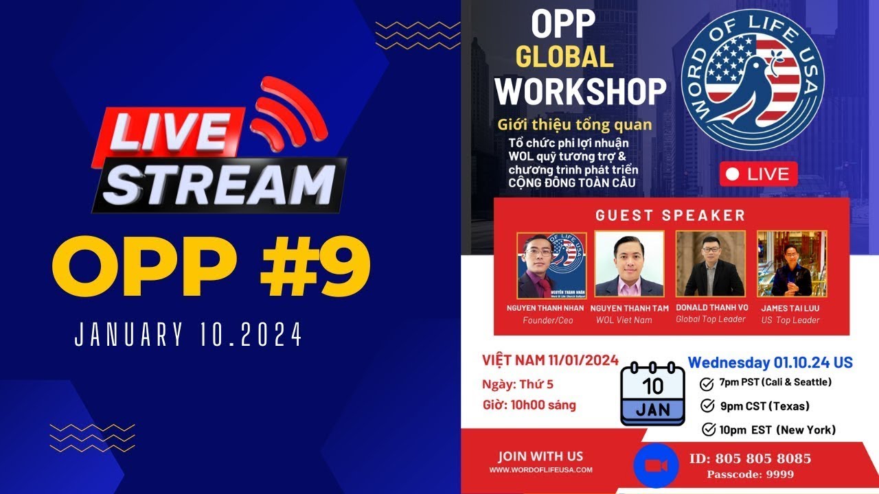 WOL OPP GLOBAL #9 |GIOI THIỆU TỔNG QUAN CHƯƠNG TRÌNH PHÁT TRIỂN CỘNG ...