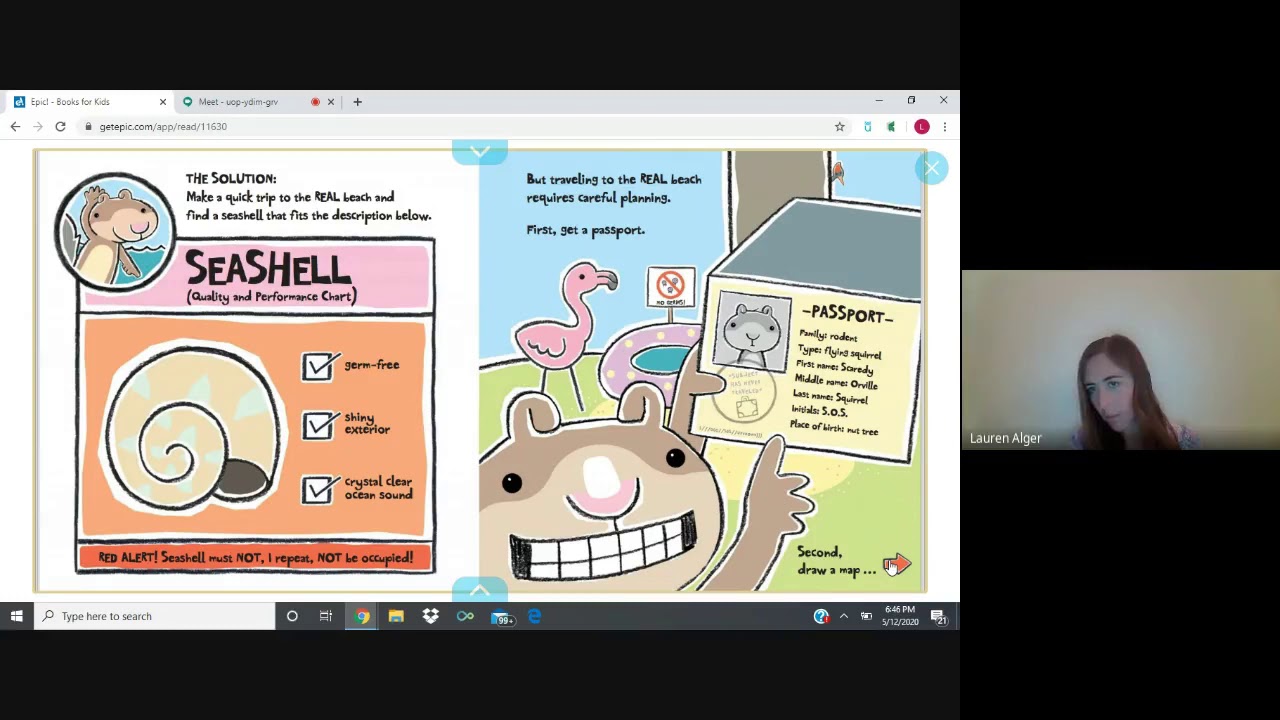 Scaredy Squirrel Goes to the Beach Read Aloud by Miss Alger - YouTube
