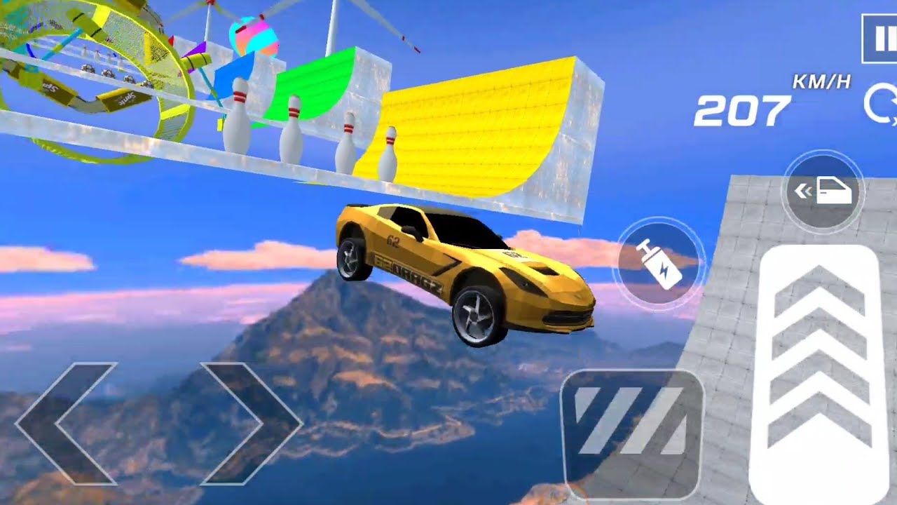Ramp Car Race Game - 3D Game - YouTube