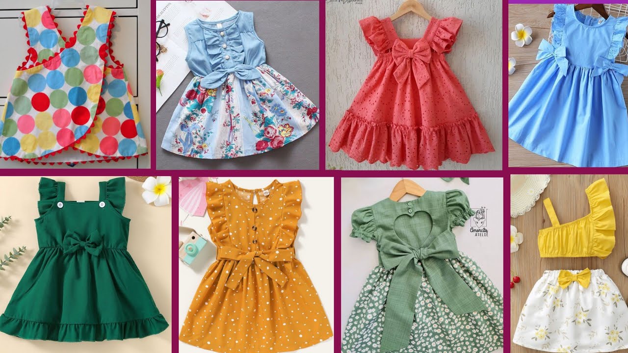 মেয়ে বাবুদের নতুন ফ্রক ডিজাইন😍 | Maye babuder jamar design | Baby ...