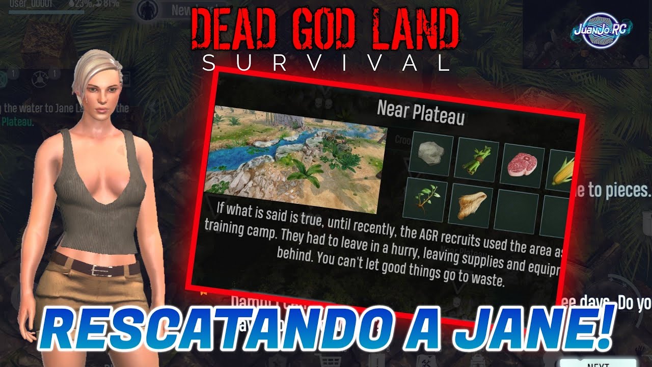 DEAD GOD LAND: SURVIVAL - ME ENCUENTRO CON JANE LARSON EN NEAR PLATEAU! / CAPÍTULO 3 [JuanJo RC ...