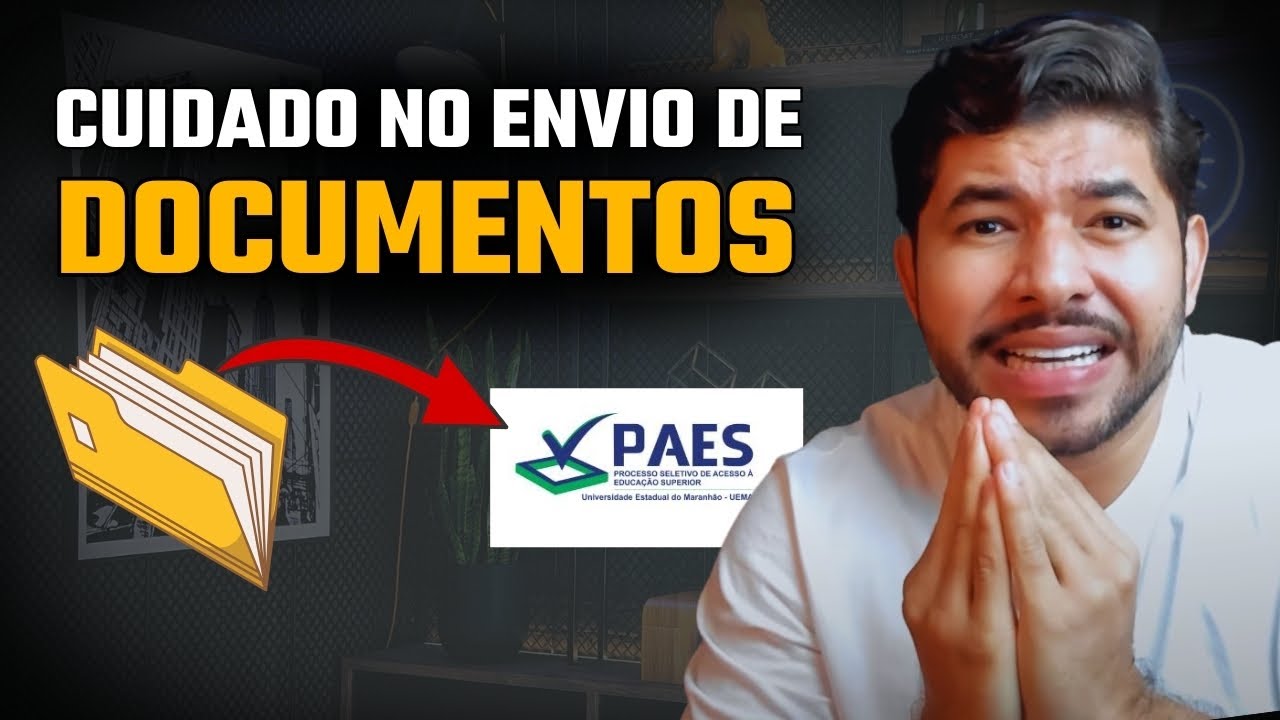 Cuidado para NÃO PERDER A VAGA NA UEMA | Envio de documentos - YouTube