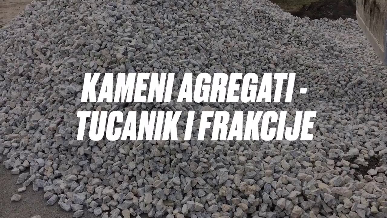 Kameni agregati - Tucanik i frakcije - YouTube