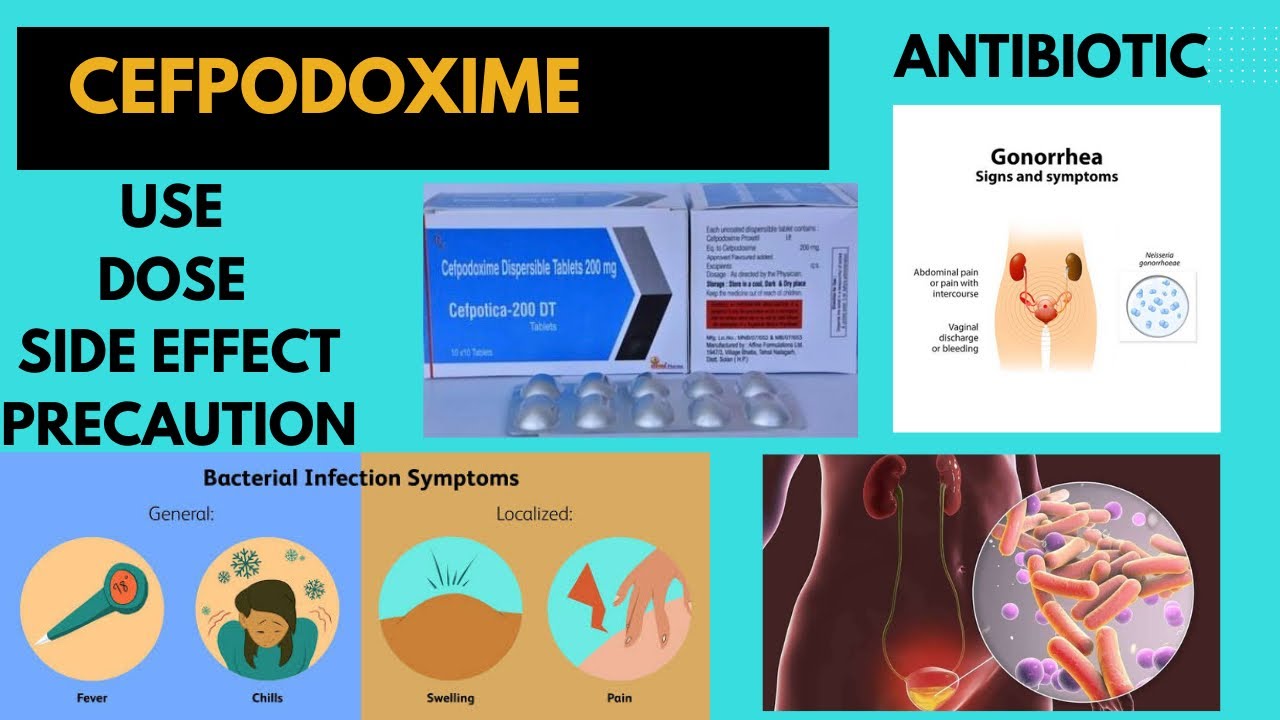Cefpodoxime dispersible tablete 200mg use in hindi / cefpodoxime 200mg ...