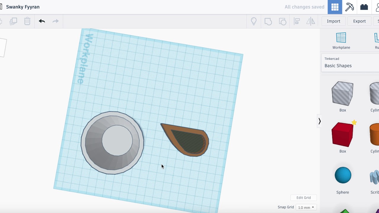 How to make a MUG (TINKERCAD) - YouTube
