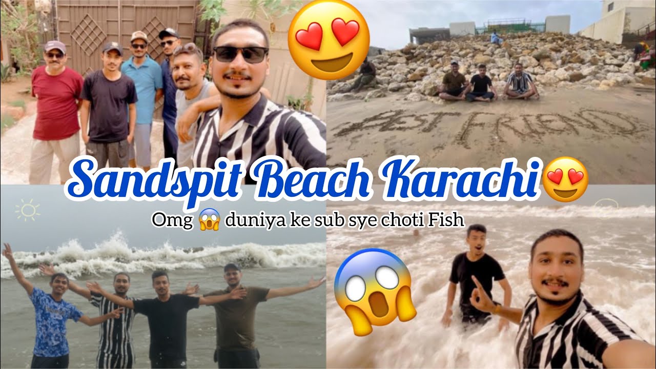 Sandspit Beach Karachi😍 | Pakistan Beautiful Beach In Karachi🏝️ ...