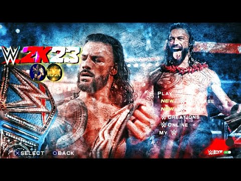 WWE 2K23 PSP / ANDROID / PPSSPP - ALL MENUs PREVIEW - YouTube