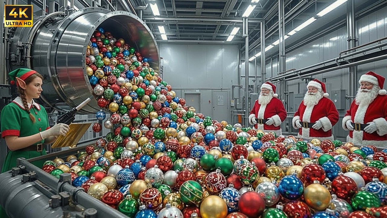 Inside a Glass Christmas Ornament Factory | How Millions of Ornaments ...