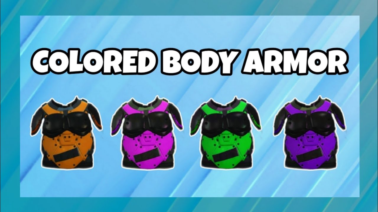 *New* How To Get all Multiple Colored Armor GTA 5 Online Patch 1.69 ...