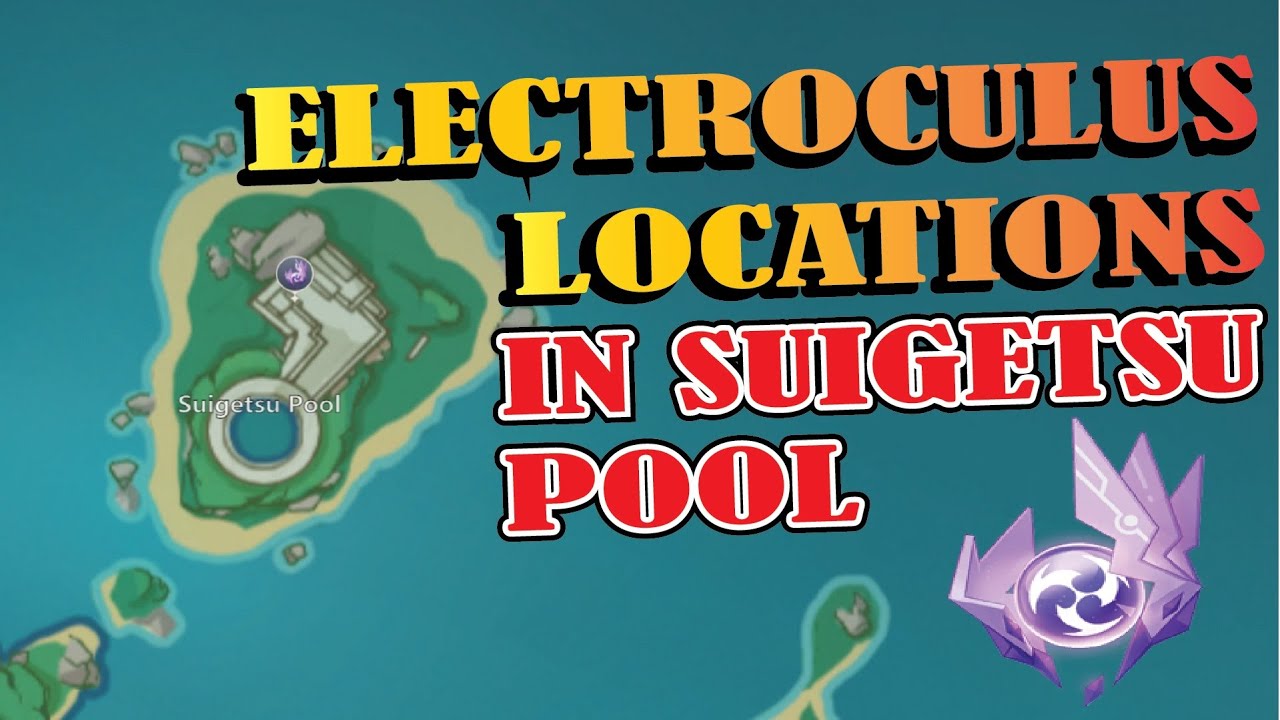 Electroculus in suigetsu pool genshin impact (Inazuma Update 2.1) - YouTube