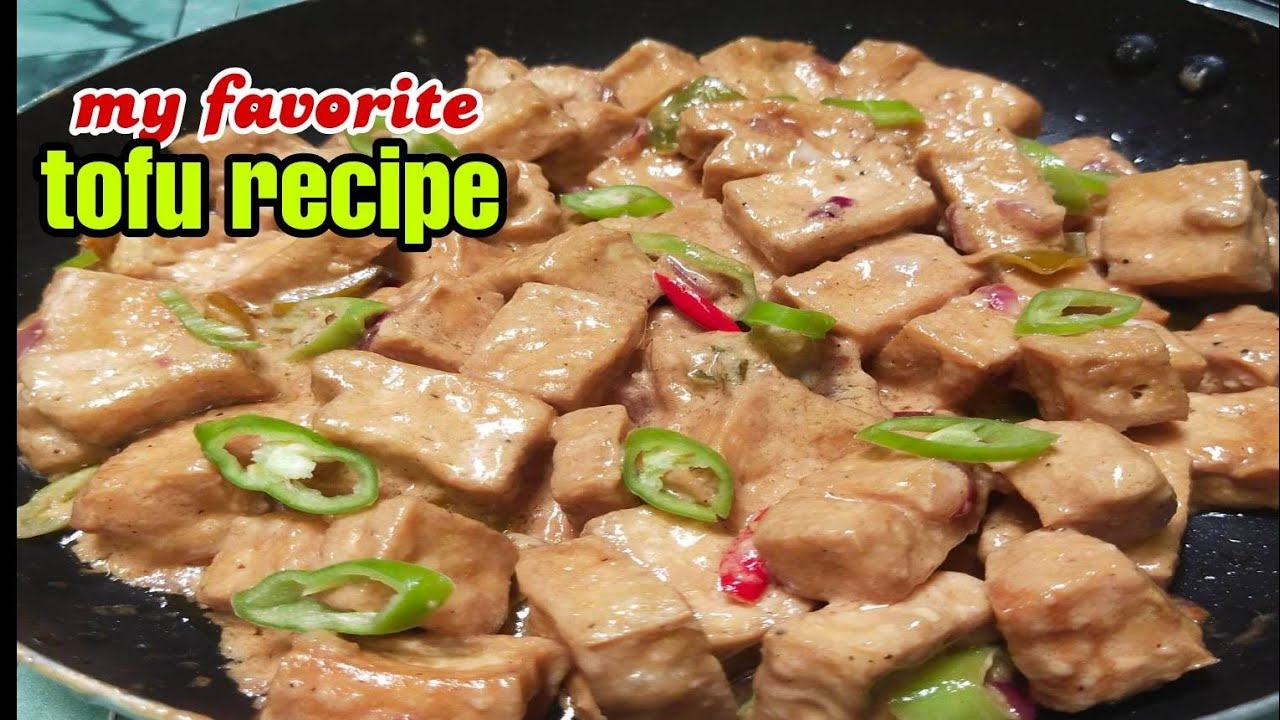 TOFU IN MAYO | CREAMY & SPICY TOFU RECIPE THAT YOU MUST TRY - YouTube