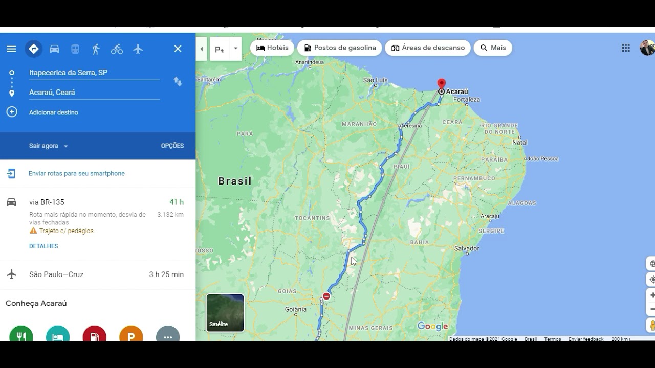 COMO TRAÇAR UMA ROTA DE VIAGEM COM GOOGLE MAPS, - YouTube