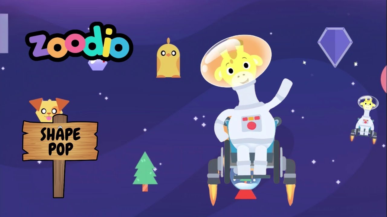 Combine Shapes into Fun Creations | Zoodio World: Exciting Kids Games ...