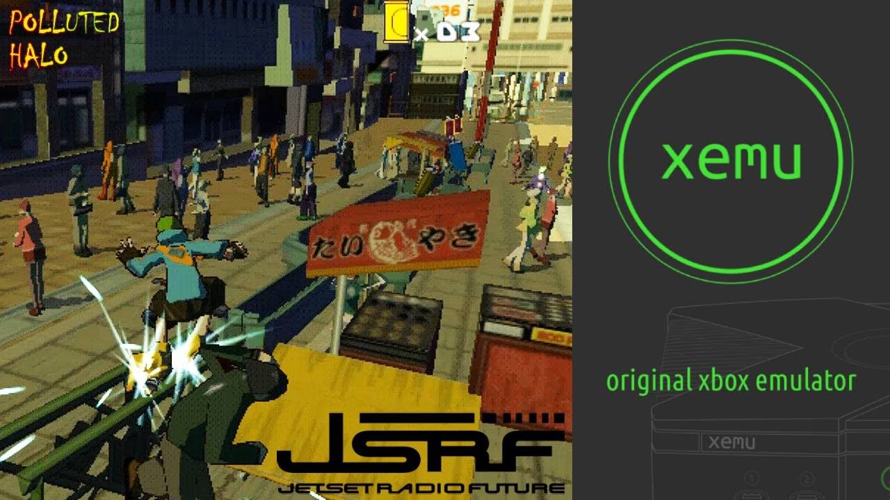 JET SET RADIO FUTURE On XEMU Original XBOX EMULATOR https://i.ytimg.com ...