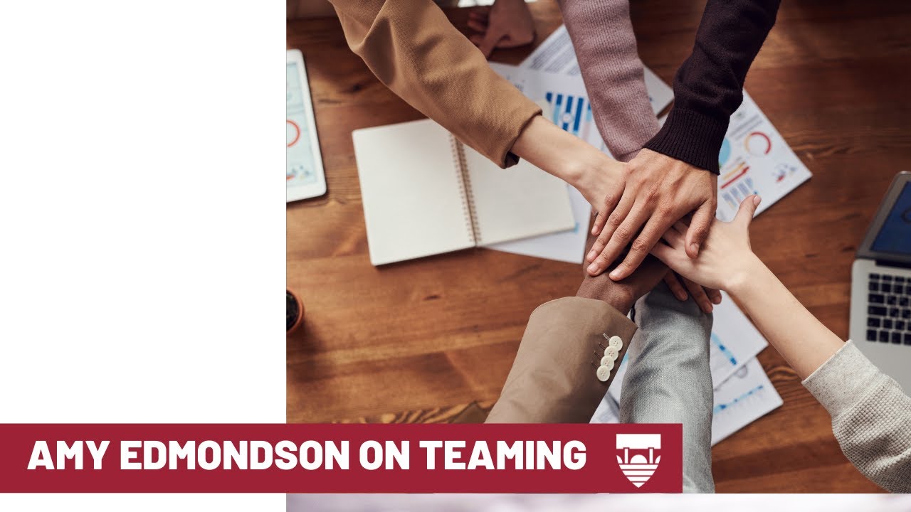 Amy Edmondson on Teaming - YouTube