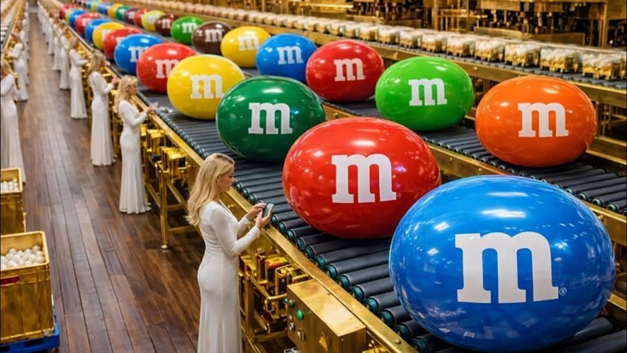 How Giant M&M’s Are Produced Inside a High-Tech Factory - YouTube