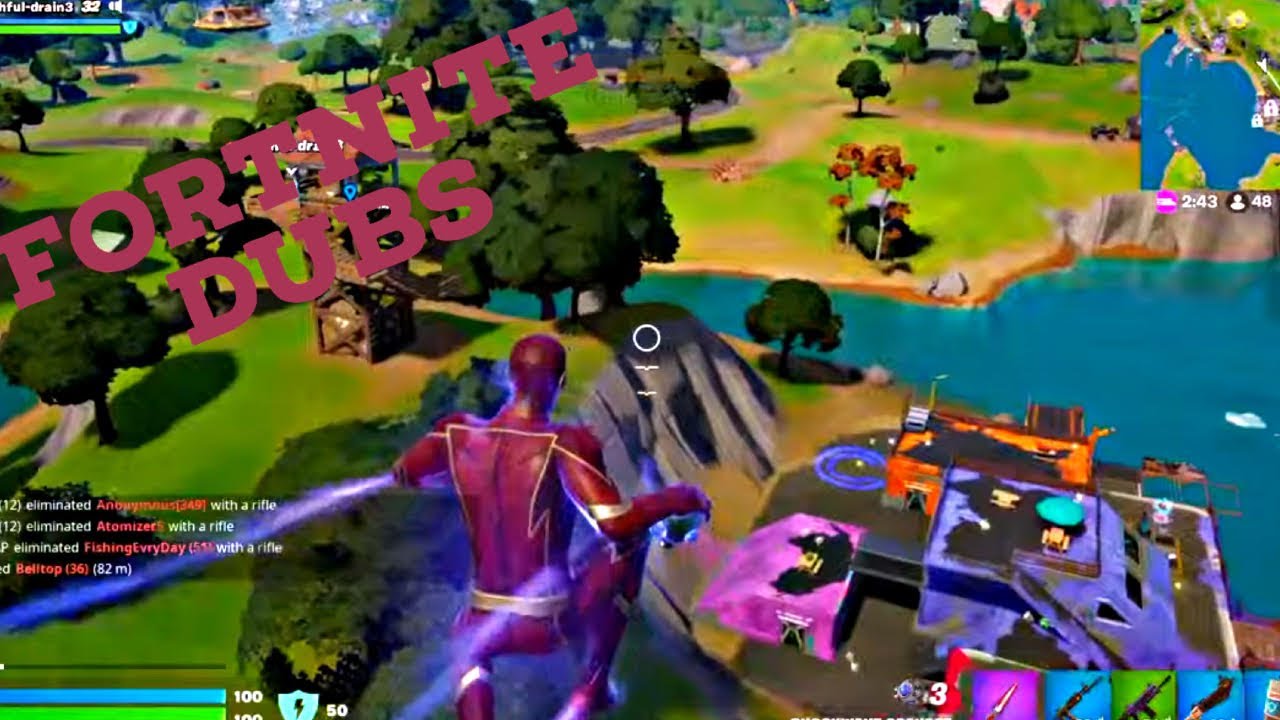 Running around Fortnite - YouTube