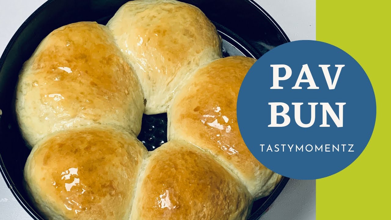 Pav Bun Recipe | Eggless Pav Bun | by tastymomentz - YouTube
