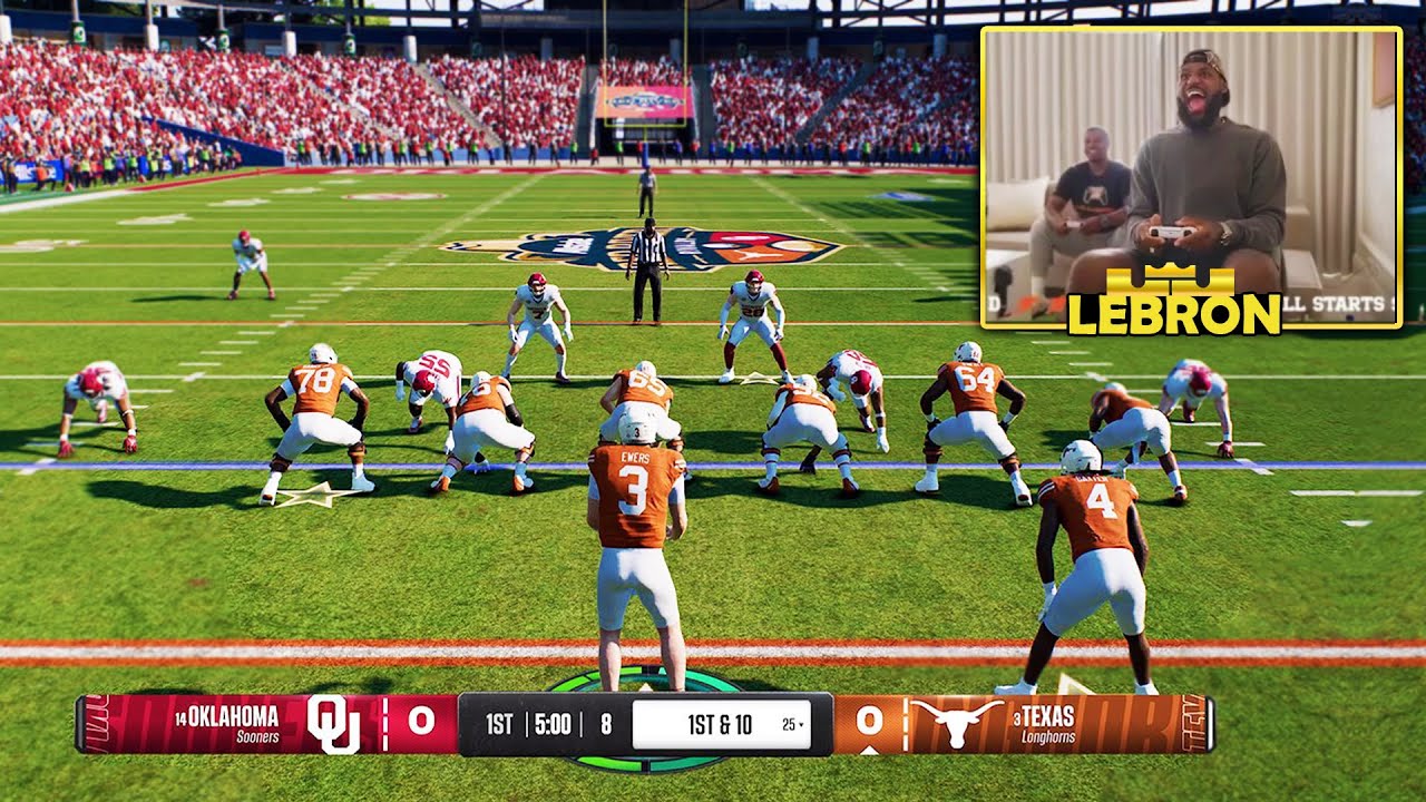 LEBRON is crushing in College Football 25! Real CFB 25 Gameplay Clips ...