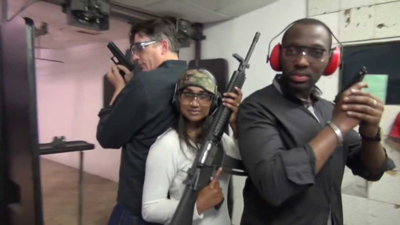 Shooting guns with the Breakfast Stack - YouTube