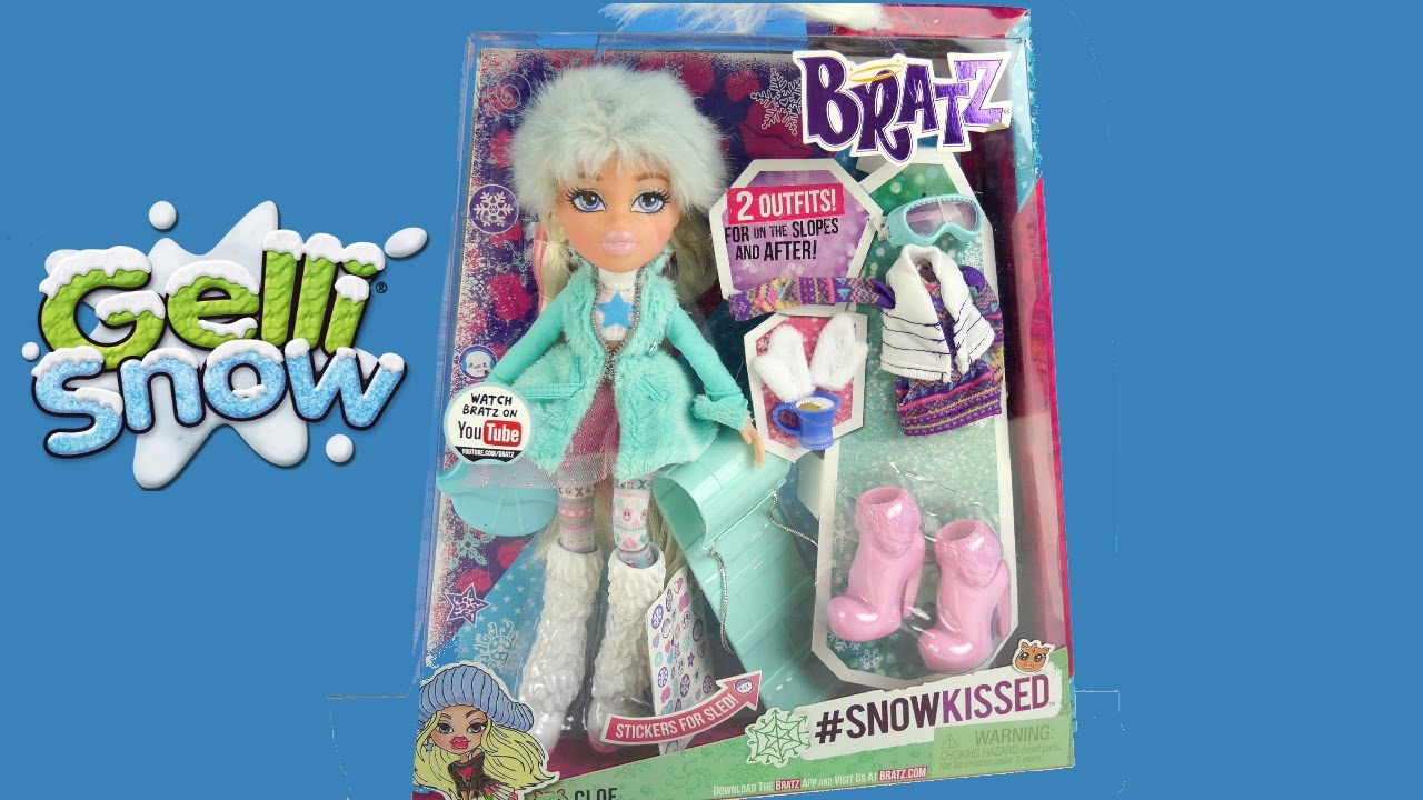 ألعاب بنات براتز و تزلج الثلج فتح الصندوق Bratz Cole snow kissed - YouTube