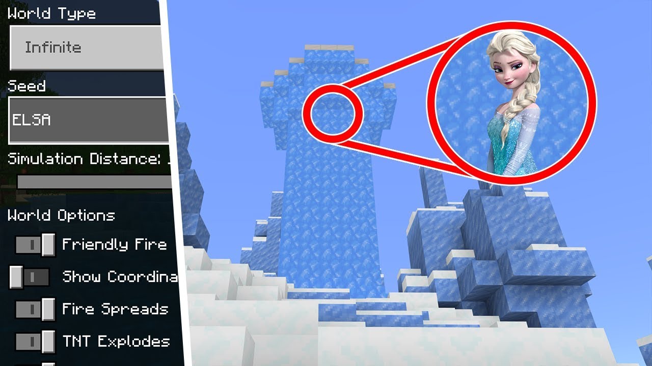 We Found ELSA in Minecraft Pocket Edition - YouTube