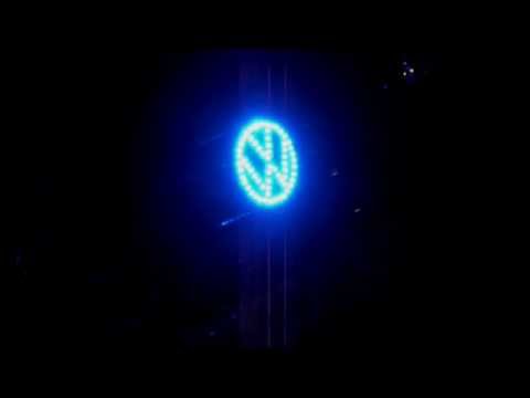 VW LED Emblem Golf IV (2) - YouTube