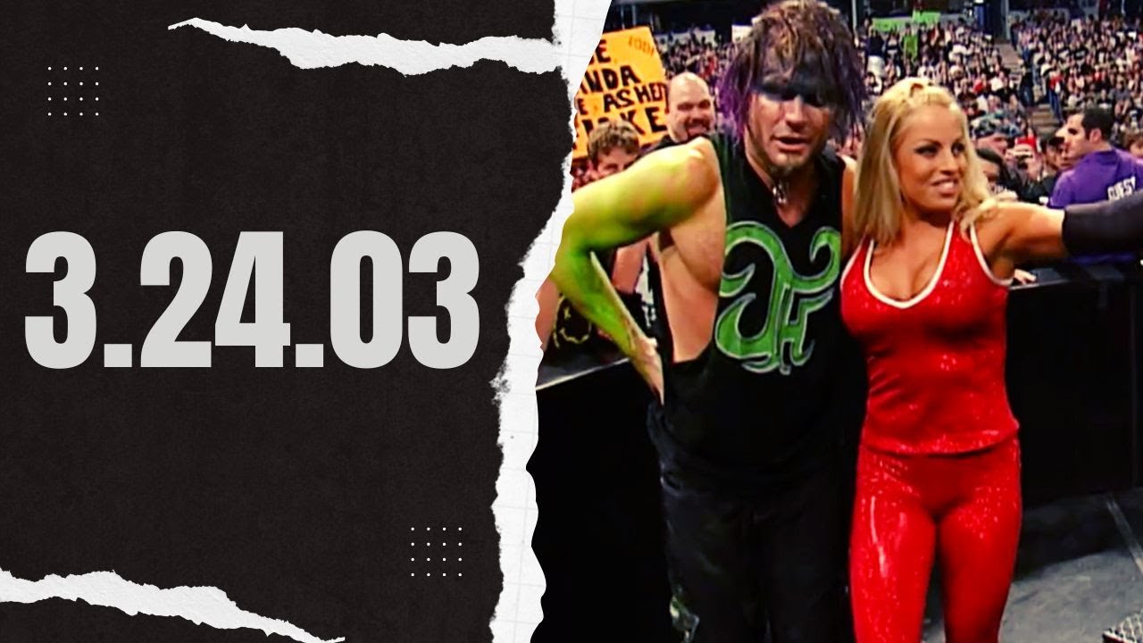 WWE Raw - 03.24.03 - Jeff Hardy & Trish Stratus vs Steven Richards ...