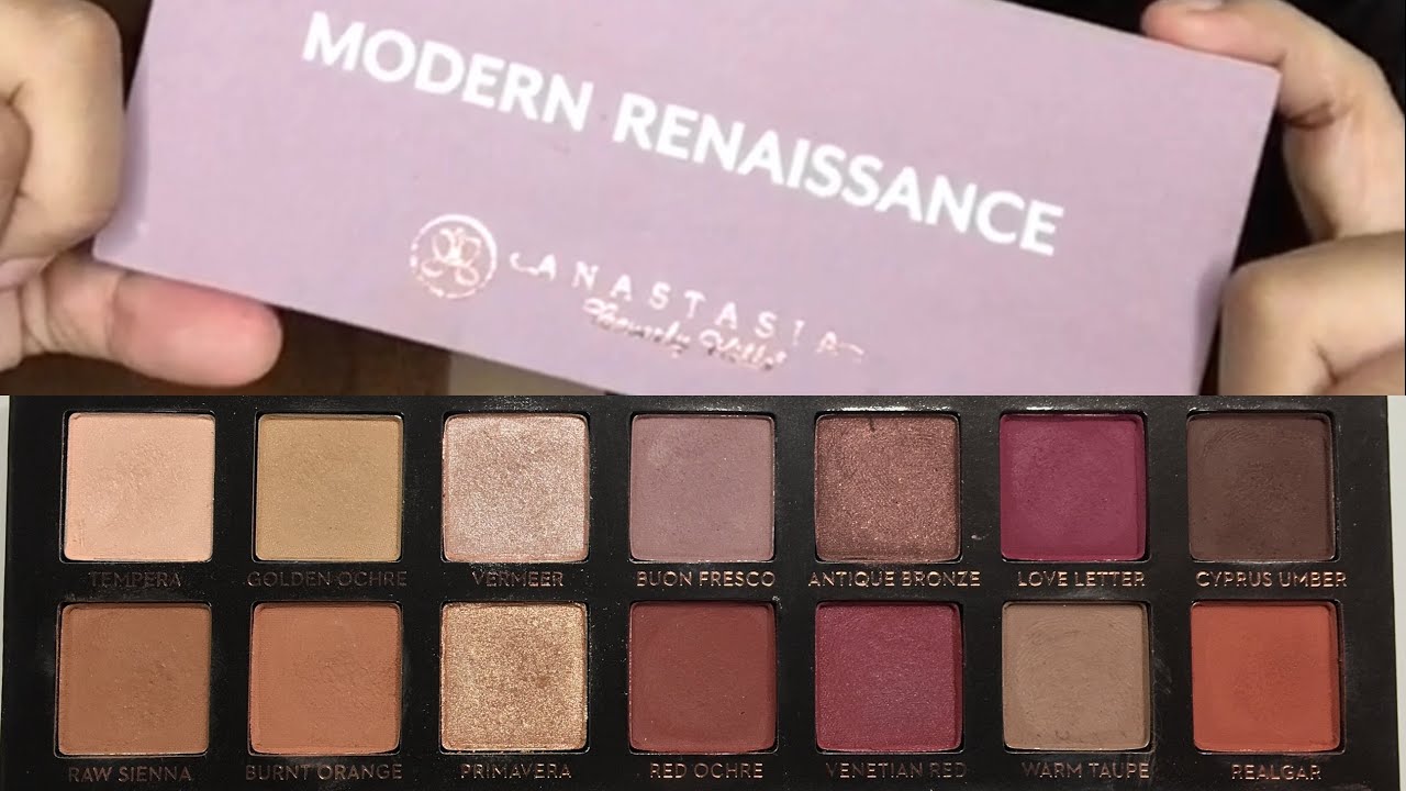 Anastasia Beverly Hills Modern Renaissance Swatches & Demo ...