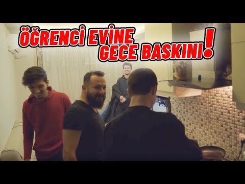ÖĞRENCİ EVİNE GECE BASKINI! #bizedegel