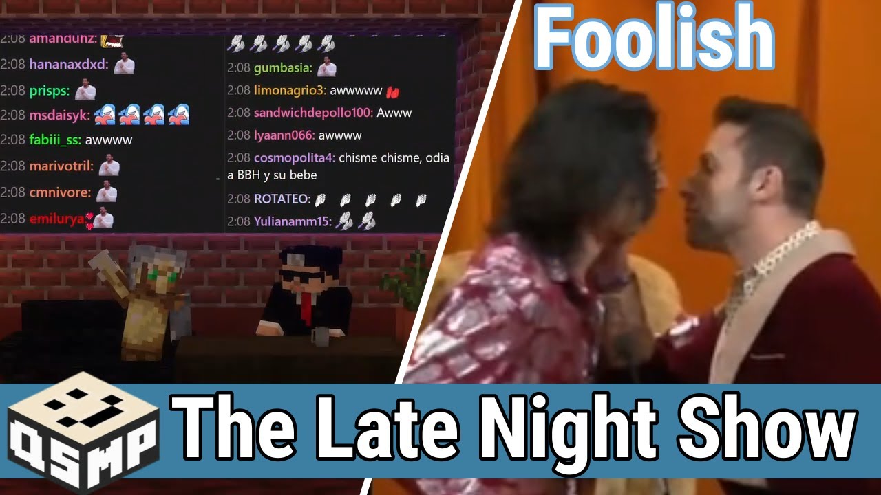 Late night Talk Show on The QSMP With Foolish (KELP) on QSMP Minecraft ...