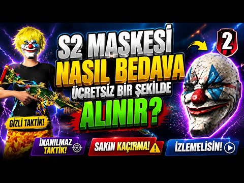 BEDAVA S2 MASKESİ NASIL ALINIR EFSANE TAKTİK İZLE😱 - PUBG MOBILE 