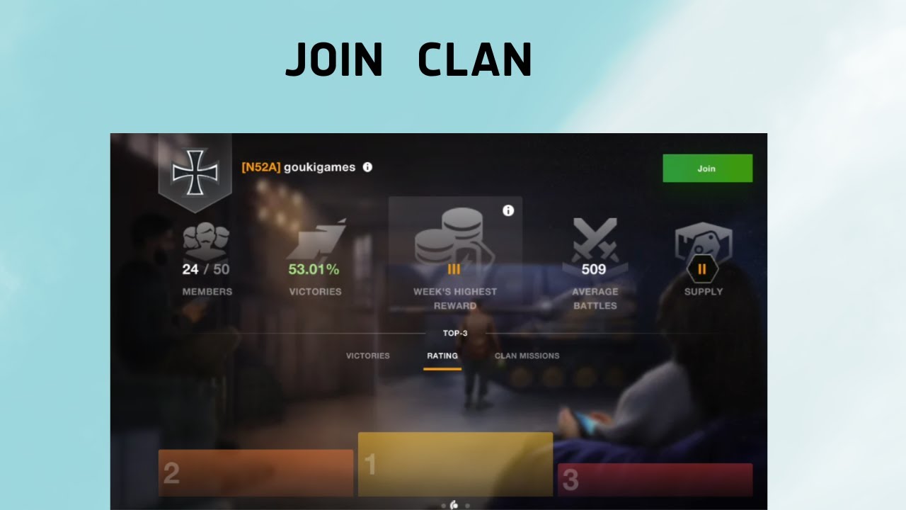 How to Join Clan in World of Tanks Blitz - YouTube