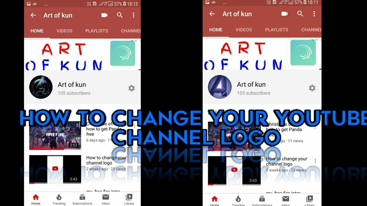 How to change your channel logo - YouTube