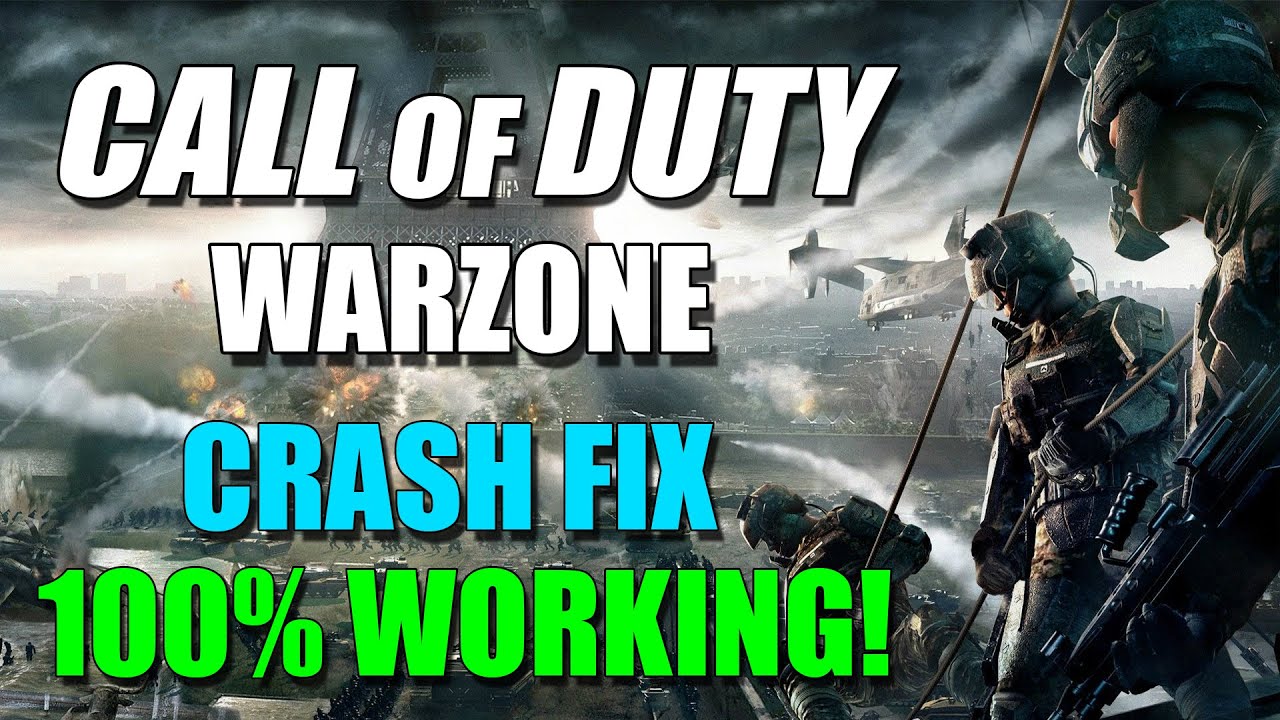 Call Of Duty Warzone Crash Fix | 100% Working | Method 2 - YouTube
