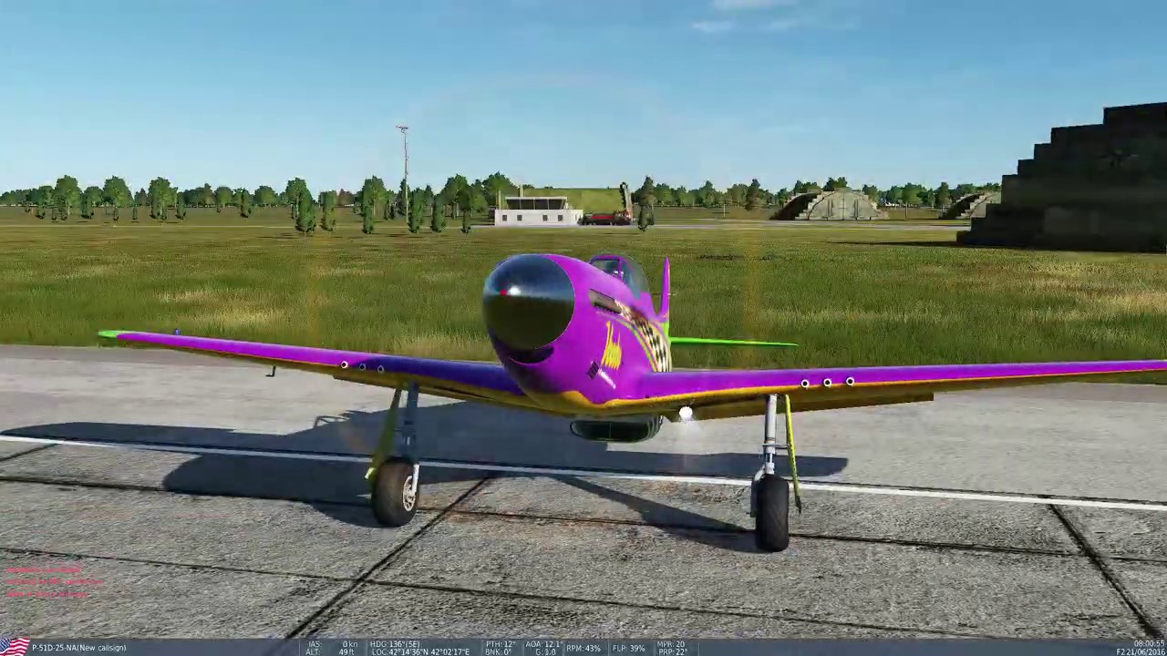 DCS P-51D Voodoo Flight - YouTube