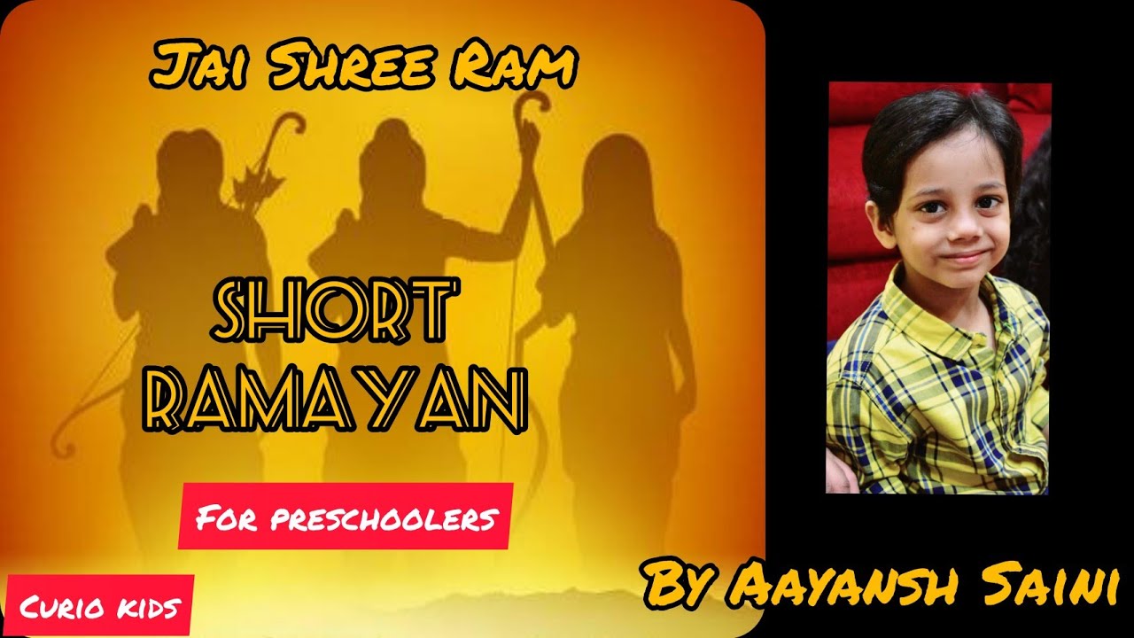 Short Ramayan for kids | Ramayan Rhyme for preschoolers #learningrhyme ...