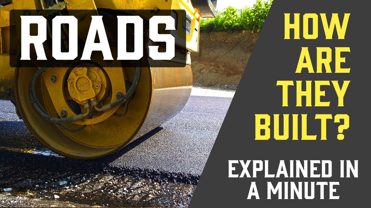 How are Roads built? Explained in a minute - YouTube