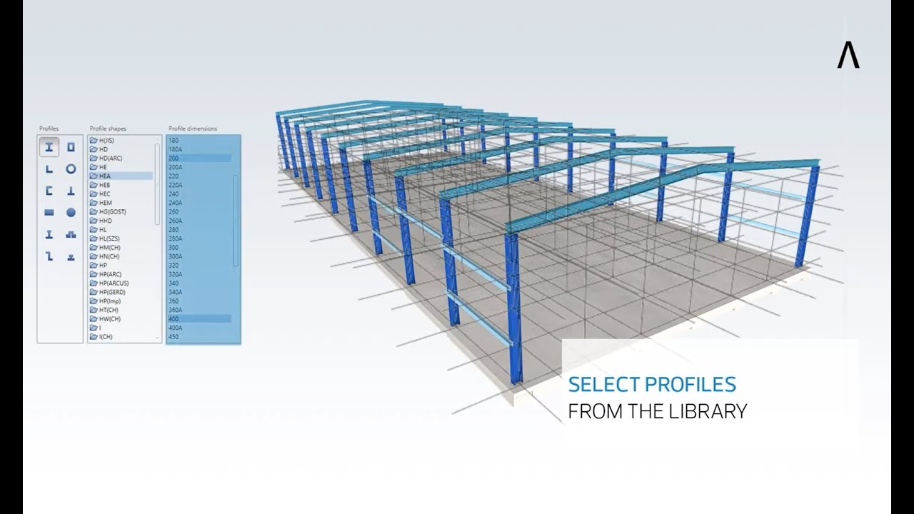 ALLPLAN - Steel Modeler - YouTube