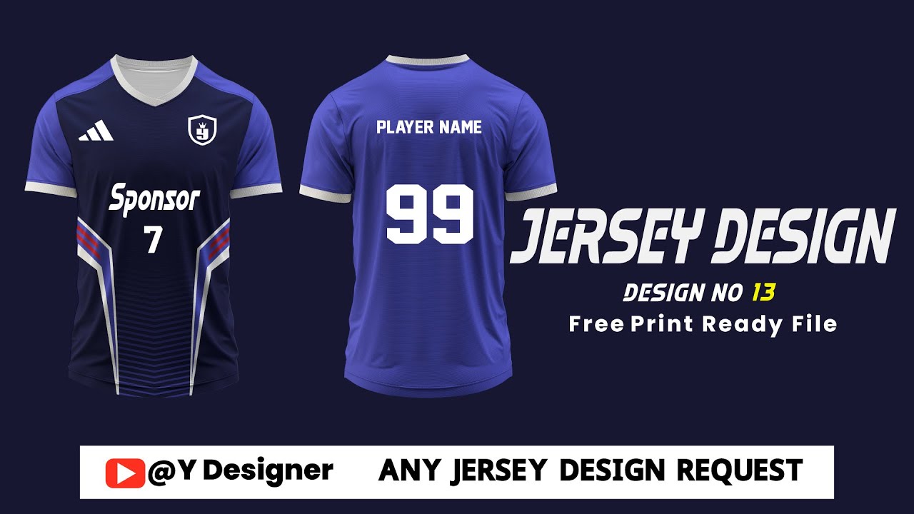 how to make a jersey design tutorial in Illustrator - YouTube