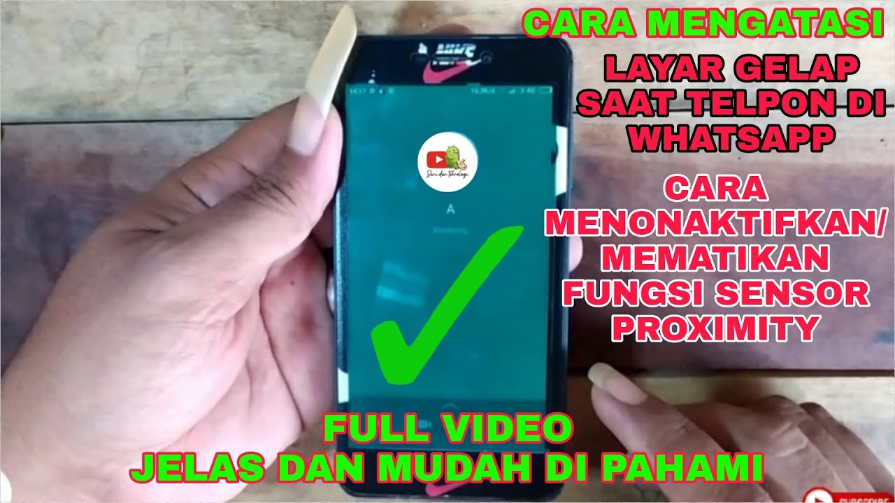 Sensor redmi 4a/ layar gelap saat telpon di whatsapp/full versi - YouTube