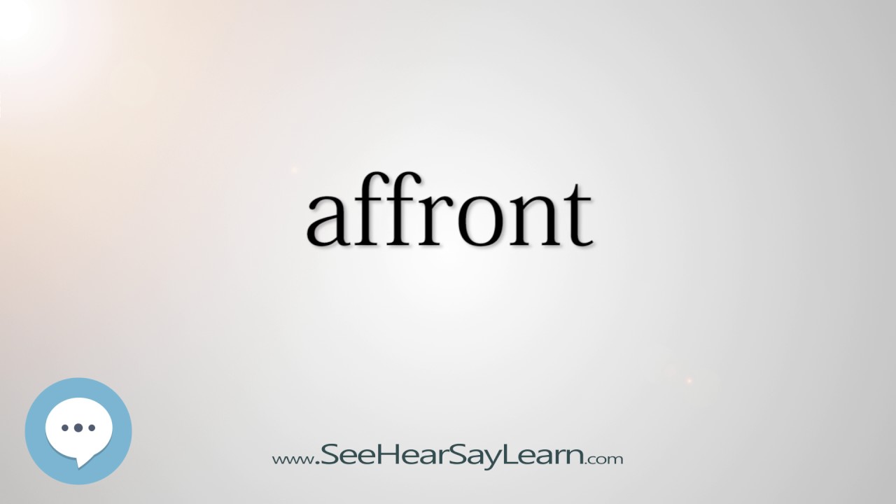 affront 5,000 SAT Test Words and Definitions Series 🔊 - YouTube