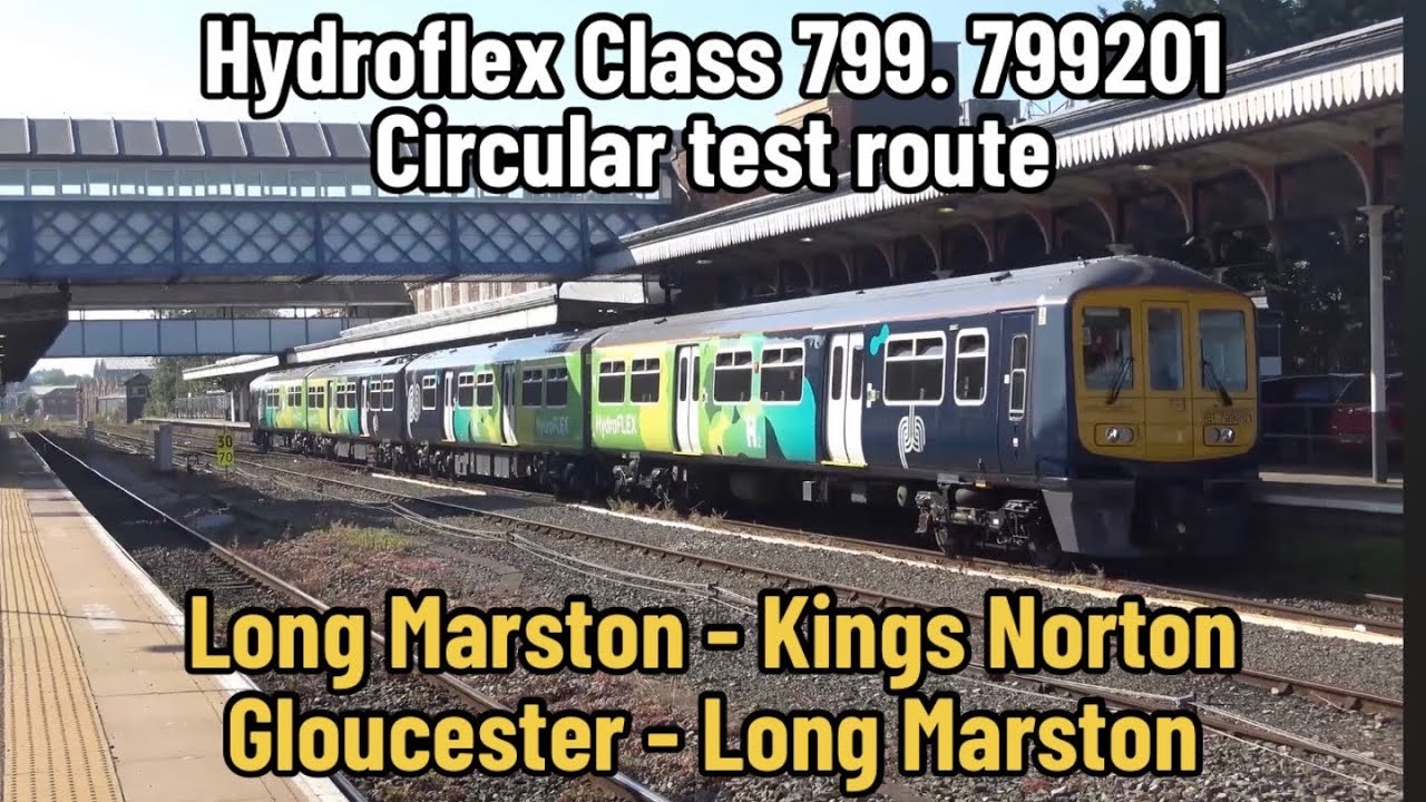 Is Hydrogen the future of Rail?? | Class 799. on test from Long Marston ...